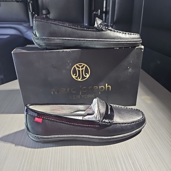 Marc Joseph | Shoes | Marc Joseph New York Atlantic Black Grainy Patent ...